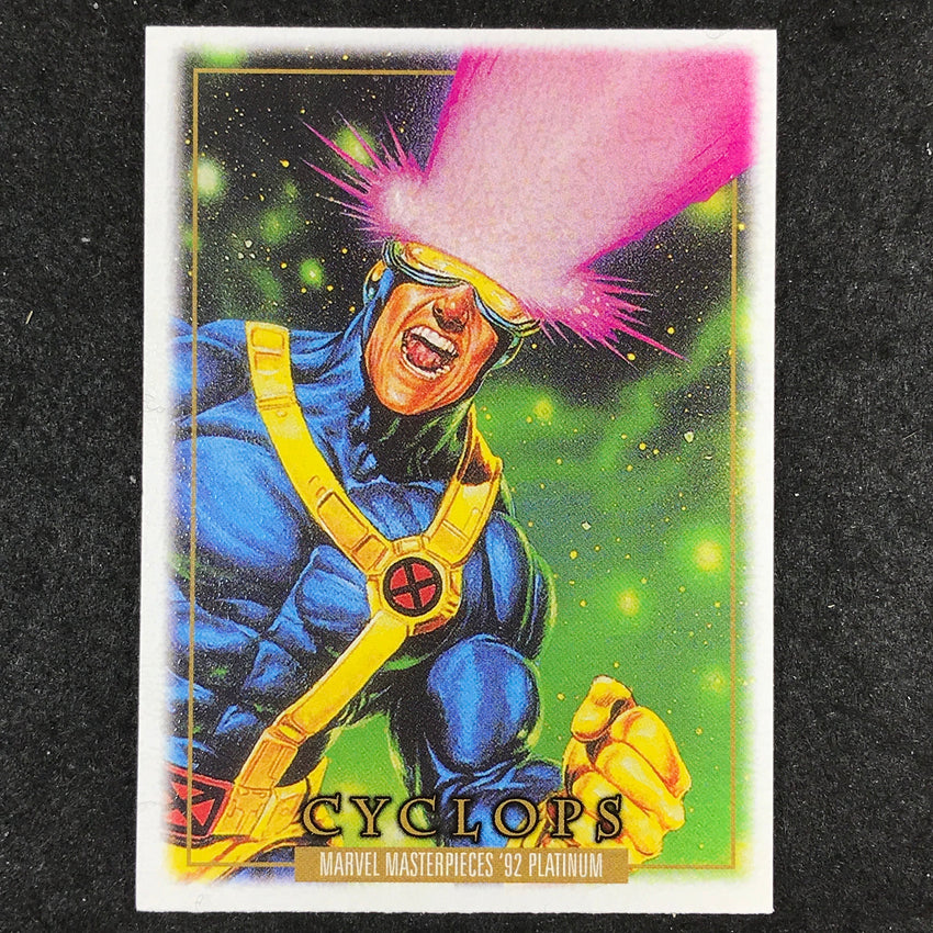 2024 Marvel Masterpieces '92 Platinum CYCLOPS Base Leather #13 – Cherry ...