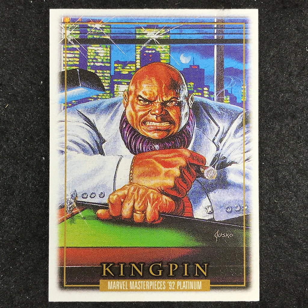 2024 Marvel Masterpieces '92 Platinum KINGPIN Base Leather #43 – Cherry ...