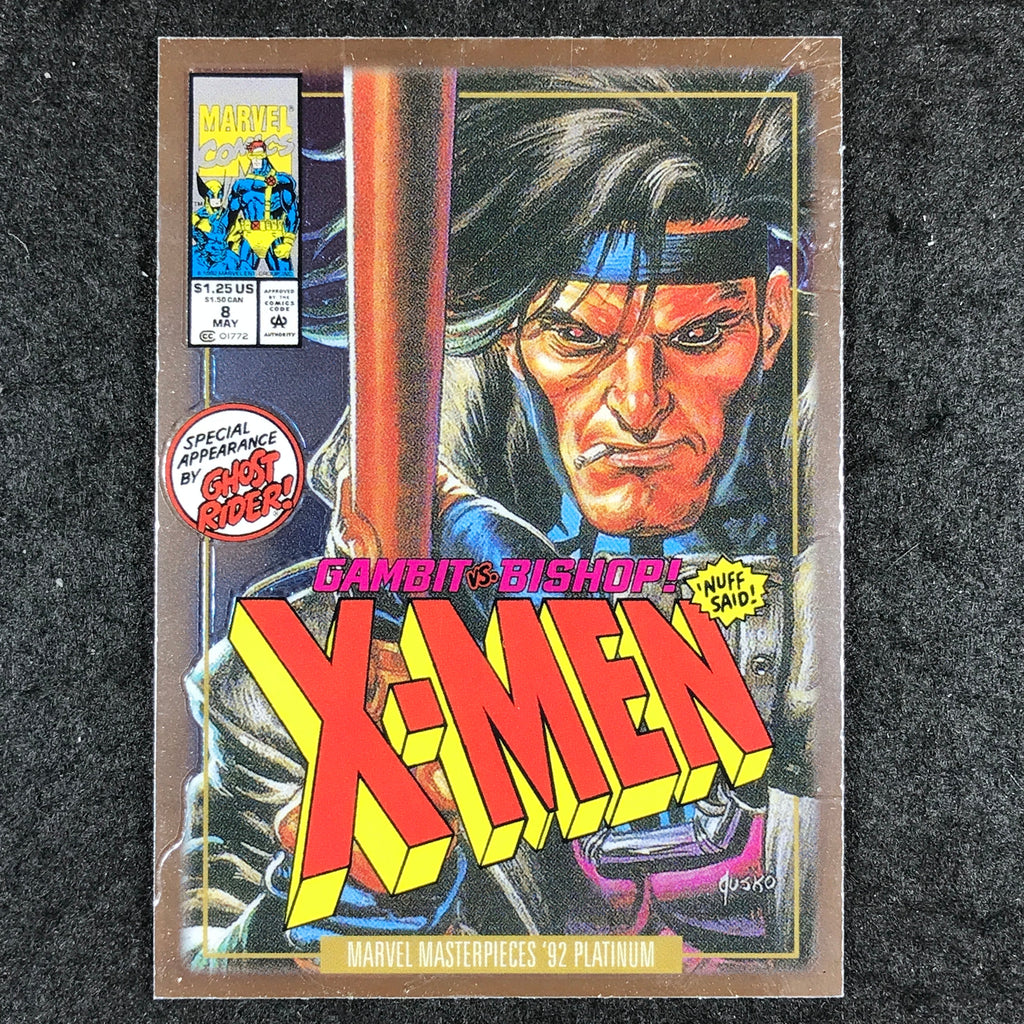 2024 Marvel Masterpieces '92 Platinum GAMBIT Variant Cover Base #29 ...
