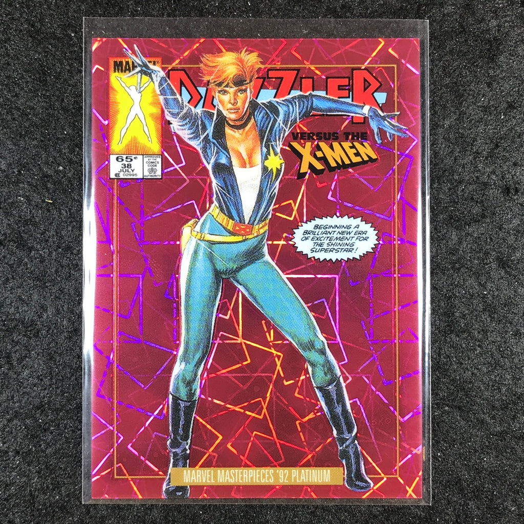 2024 Marvel Masterpieces '92 Platinum DAZZLER Variant Pink Laser 159/6 ...
