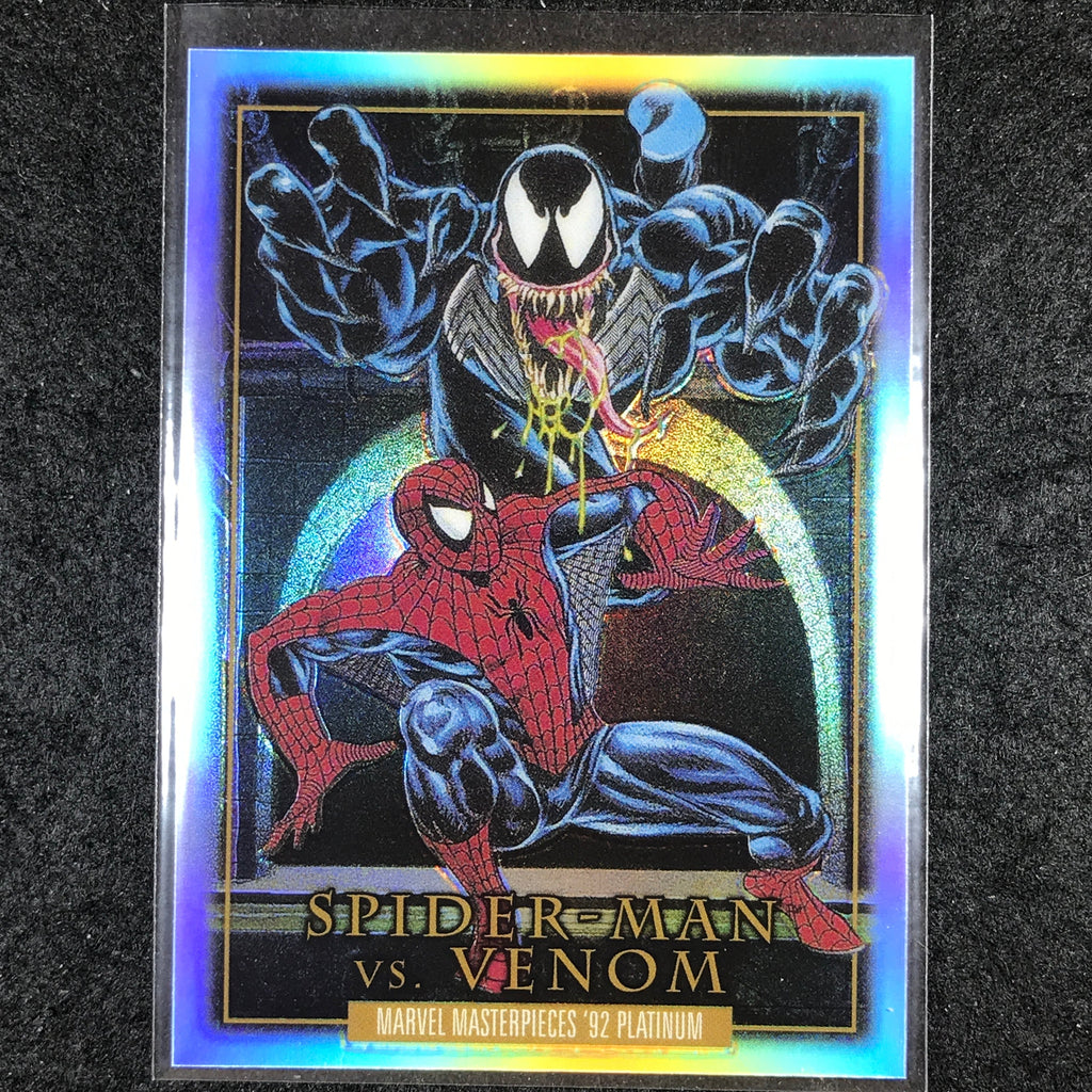 2024 Marvel Masterpieces 92 Platinum SPIDER-MAN VENOM Battle Spectrum ...