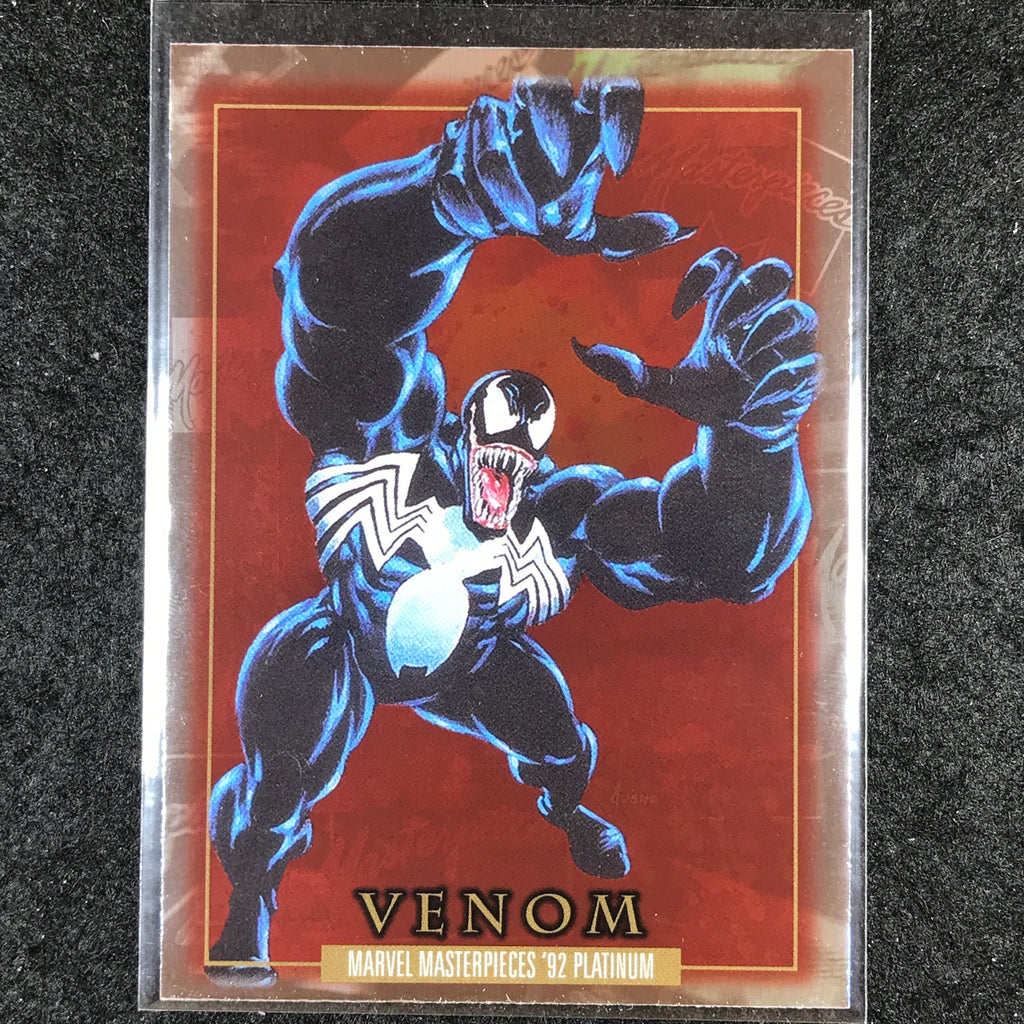 2024 Marvel Masterpieces '92 Platinum VENOM Base Holofoil #97 – Cherry ...