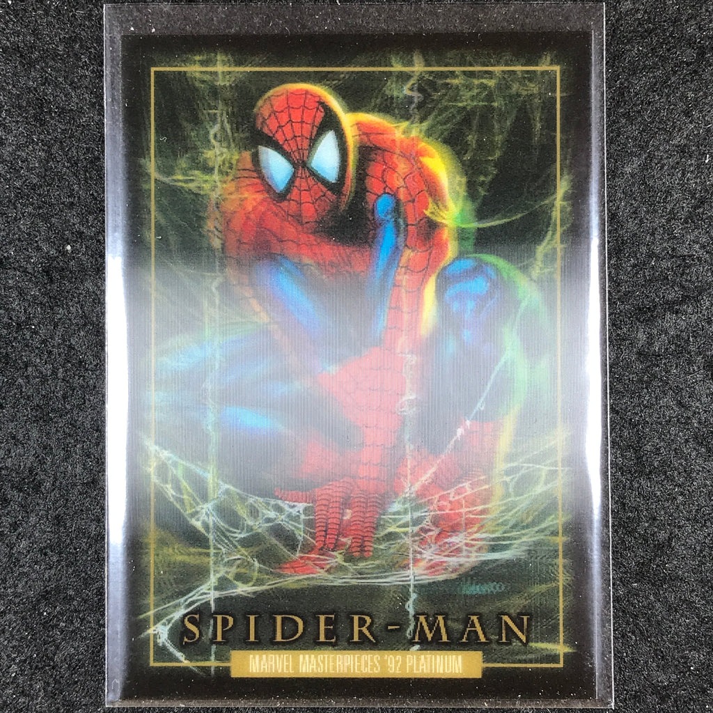 2024 Marvel Masterpieces '92 Platinum SPIDER-MAN Base Lenticular #87 ...