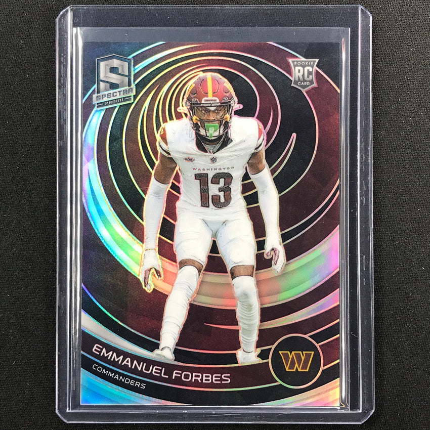 2023 Spectra Football Emmanuel Forbes Rookie Base Silver #122 – Cherry ...
