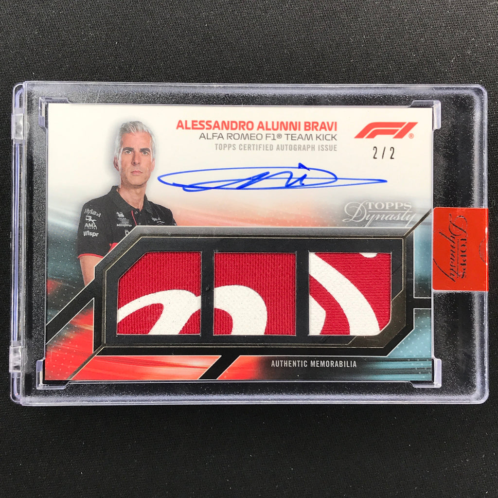 2023 Topps Dynasty Formula 1 Alessandro Alunni Bravi Triple Relic Auto ...