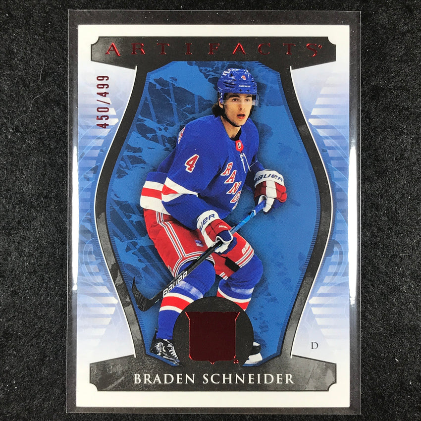 2023-24 Artifacts Hockey BRADEN SCHNEIDER Base Ruby 450/499 #77 ...