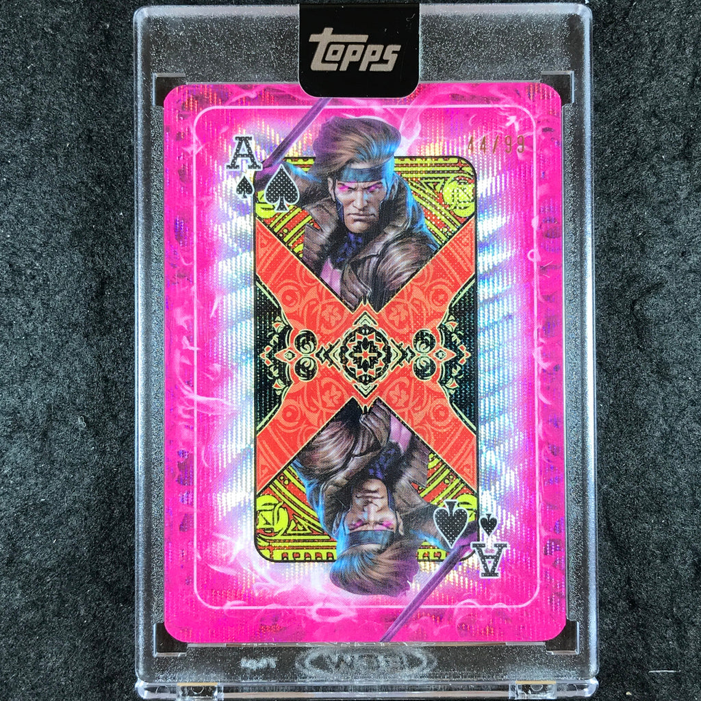 2025 Topps Marvel Mint GAMBIT Gambit's Deck Chrome Playing Card 44/99 ...