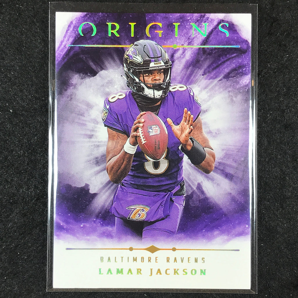 2024 Origins Football LAMAR JACKSON Base #70 – Cherry Collectables