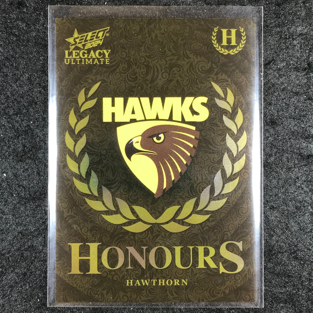 2024 Select AFL Legacy Ultimate HAWTHORN LOGO Honours 193/255 #100 ...