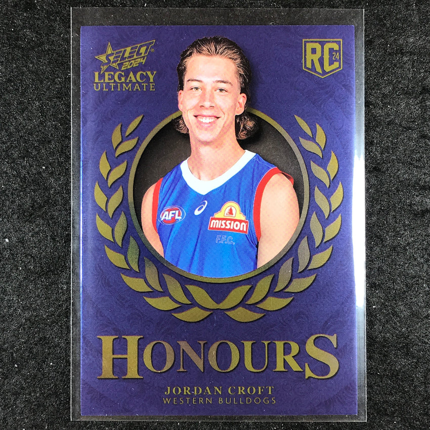 2024 Select AFL Legacy Ultimate JORDAN CROFT Honours Rookie 130/255 #2 ...