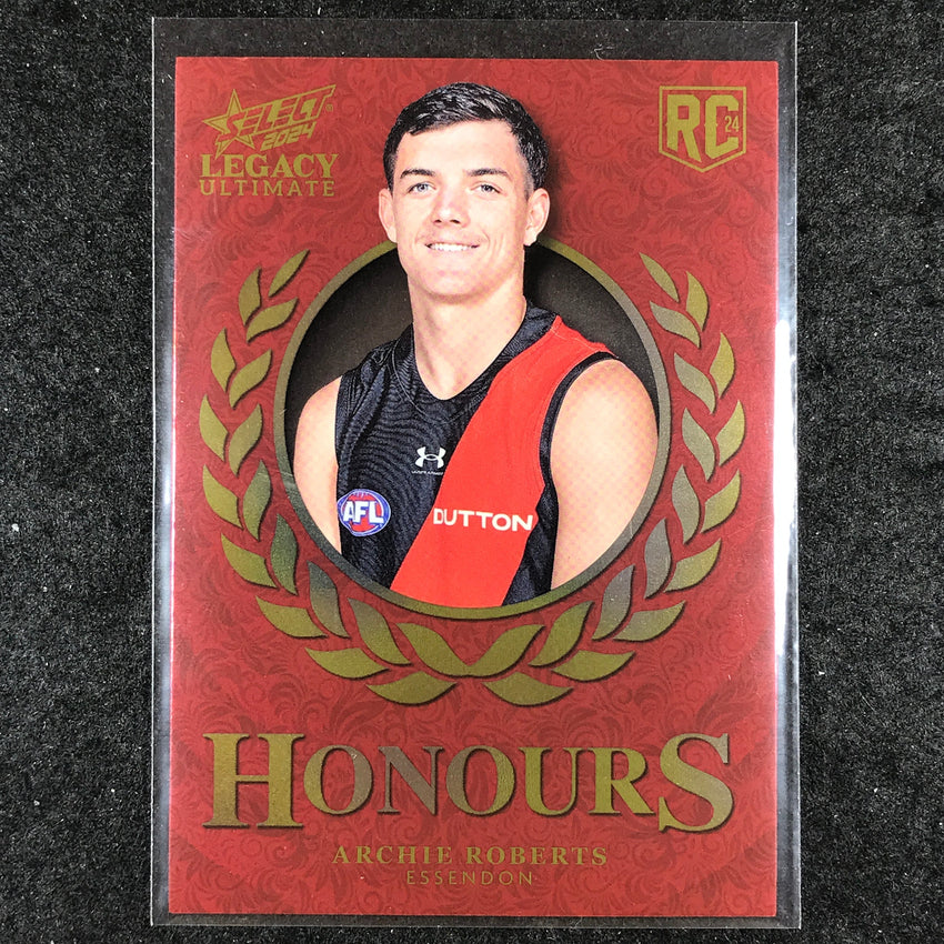 2024 Select AFL Legacy Ultimate ARCHIE ROBERTS Honours Rookie 48/255 ...