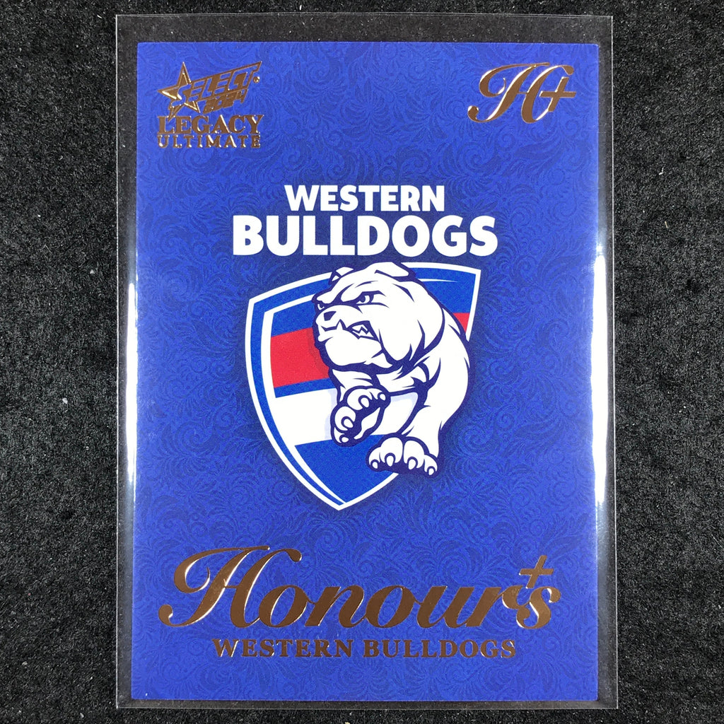 2024 Select AFL Legacy Ultimate WESTERN BULLDOGS LOGO Honours+ 117/125 ...