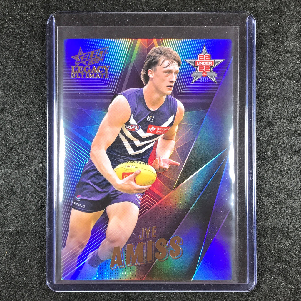 2024 Select AFL Legacy Ultimate JYE AMISS 22 Under 22 114/180 #14 ...