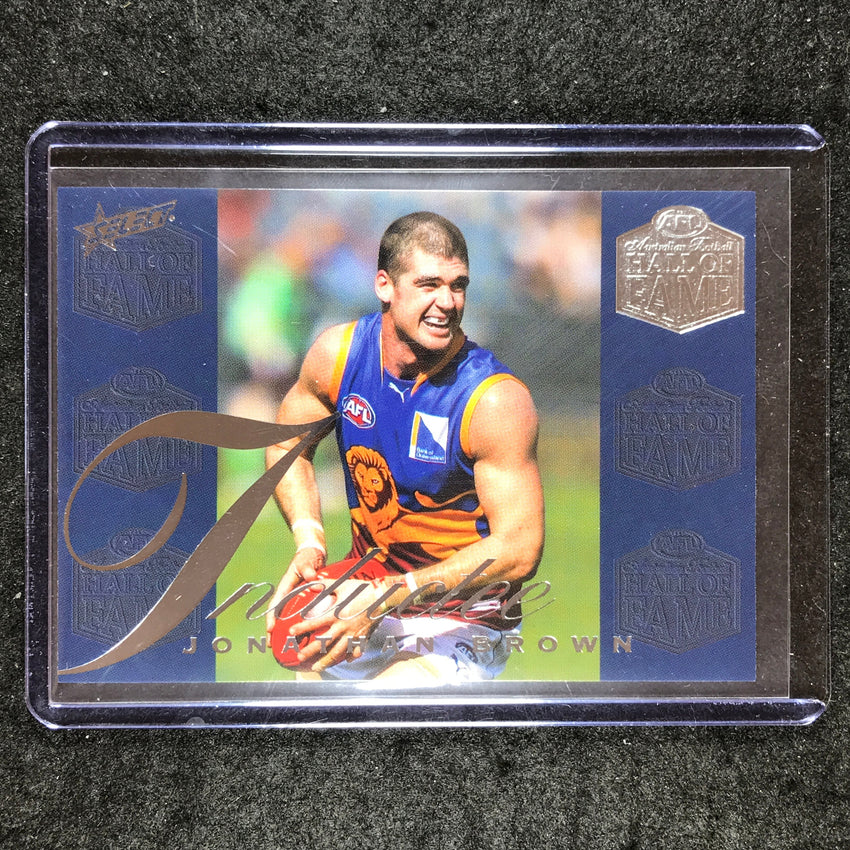 2024 Select AFL Legacy Ultimate JONATHAN BROWN Hall of Fame Inductees ...