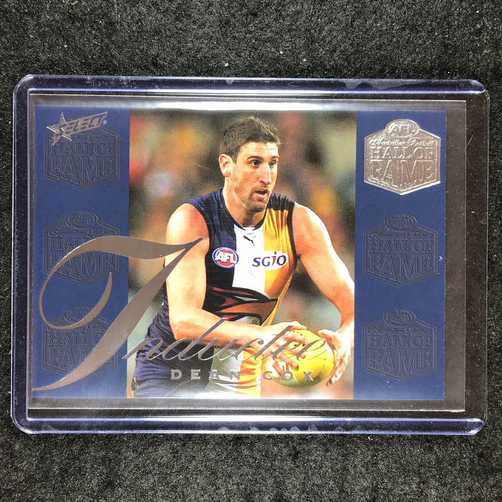 2024 Select AFL Legacy Ultimate DEAN COX Hall of Fame Inductees 38/110 ...