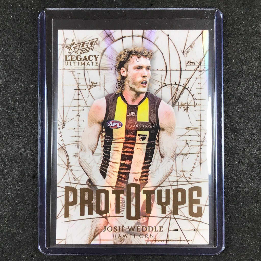 2024 Select AFL Legacy Ultimate JOSH WEDDLE Prototype 27/60 #80 ...