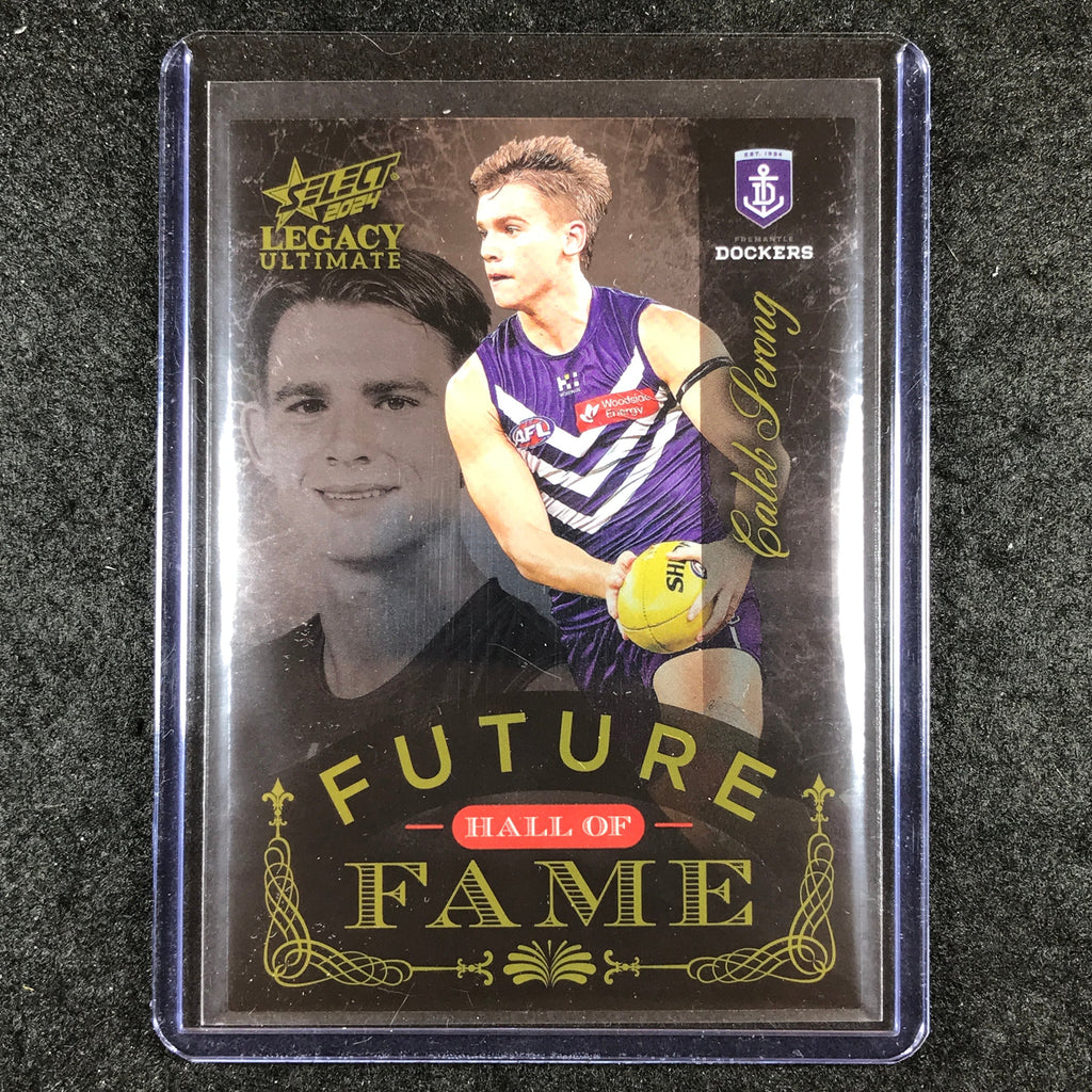 2024 Select AFL Legacy Ultimate CALEB SERONG Future Hall of Fame 45/50 ...