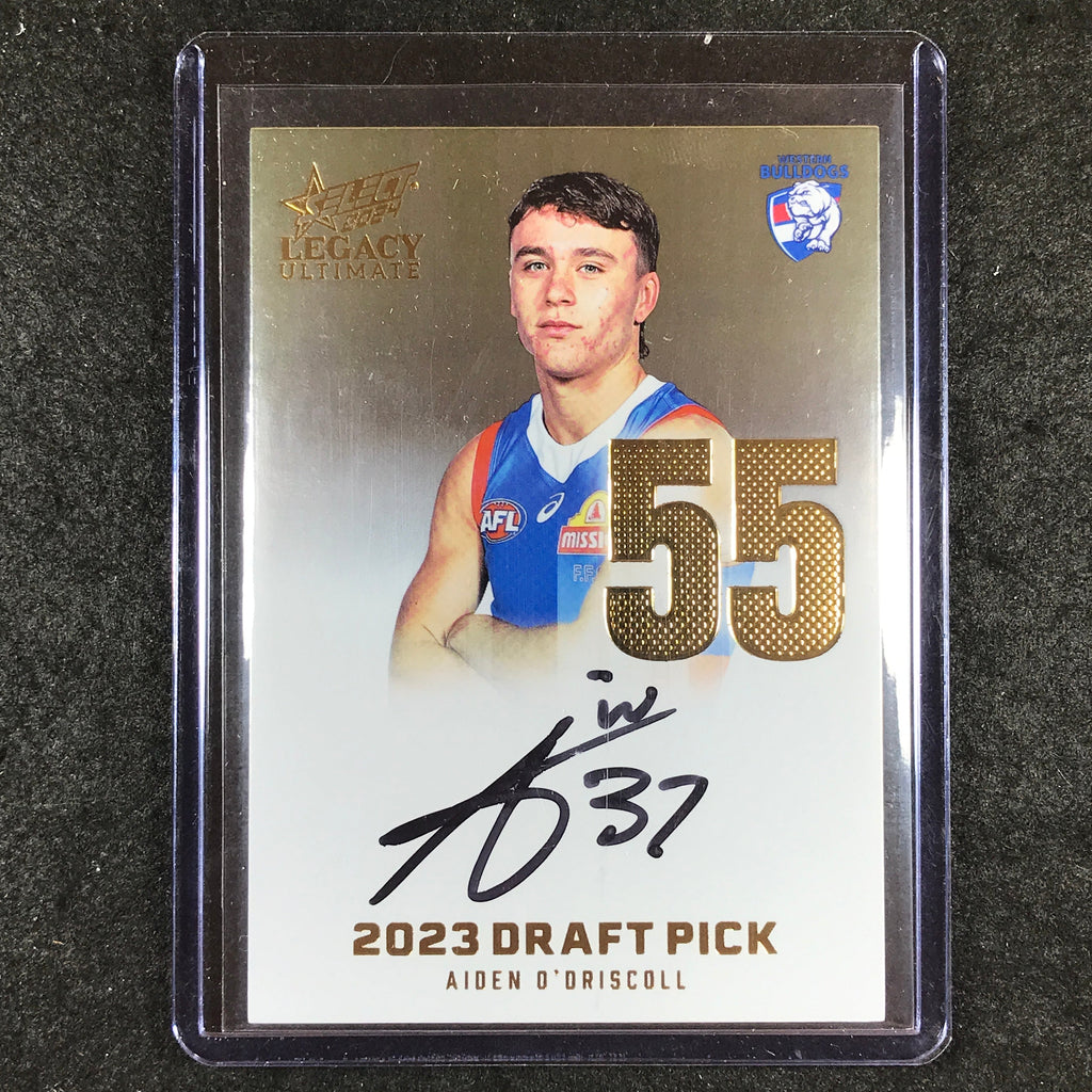 2024 Select AFL Legacy Ultimate AIDEN O'DRISCOLL Draft Pick Signatures ...