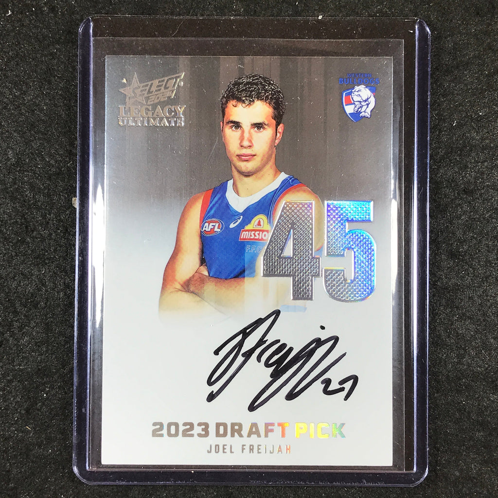 2024 Select AFL Legacy Ultimate JOEL FREIJAH Draft Pick Signatures 39 ...