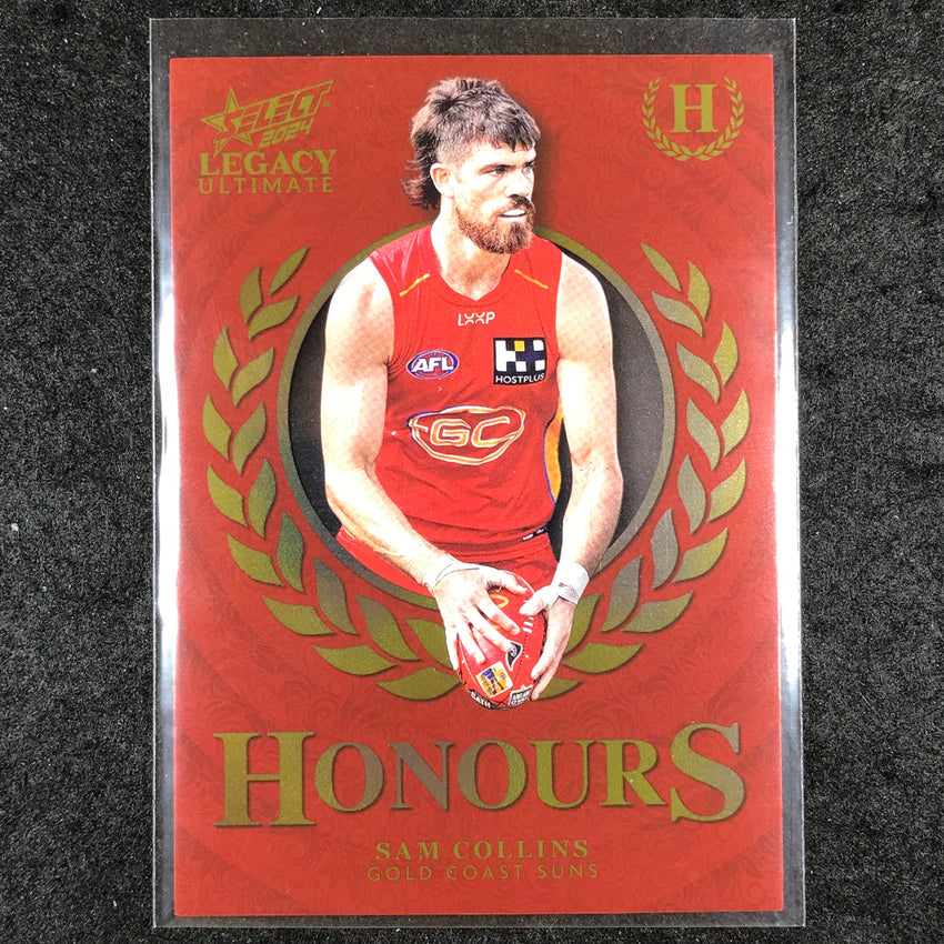 2024 Select AFL Legacy Ultimate SAM COLLINS Honours 31/255 #92 – Cherry ...