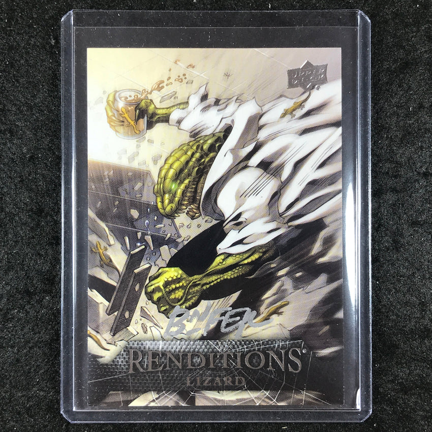 2024 Marvel Renditions Spider-Man LIZARD BNFER Base Artist Auto 47/65 ...