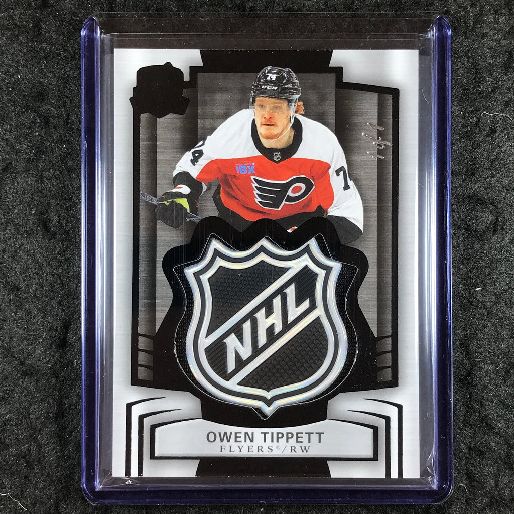 2024-25 The Cup Hockey OWEN TIPPETT Black NHL Shield Logo Patch 1/1 #7 ...