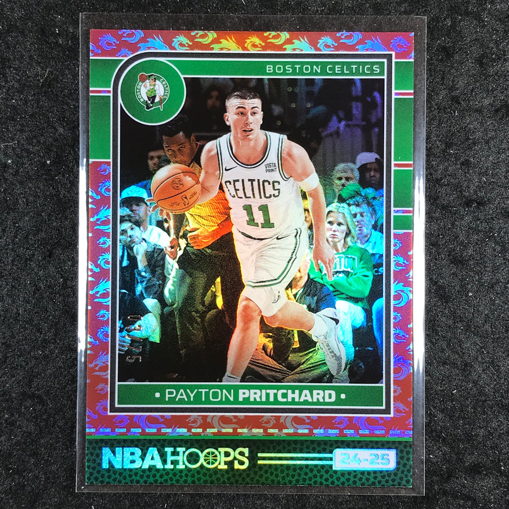 2024-25 Hoops PAYTON PRITCHARD Base Dragon Year 3/75 #179 – Cherry ...