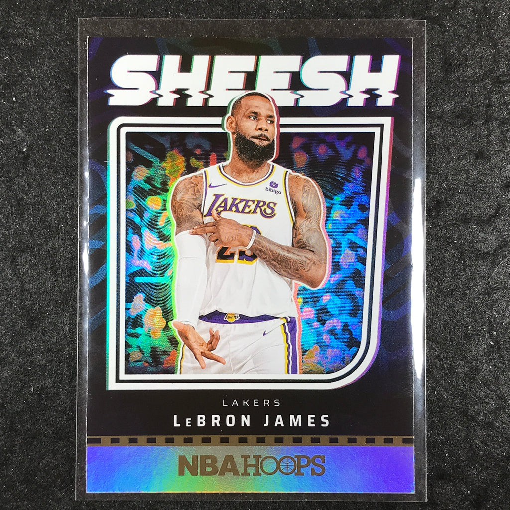 2024-25 Hoops LEBRON JAMES Sheesh Holo #11 – Cherry Collectables