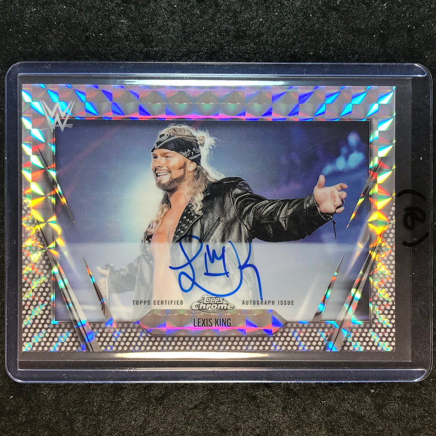 2026 Topps Chrome WWE LEXIS KING Chrome Autographs Geometric #BCA-LEK ...