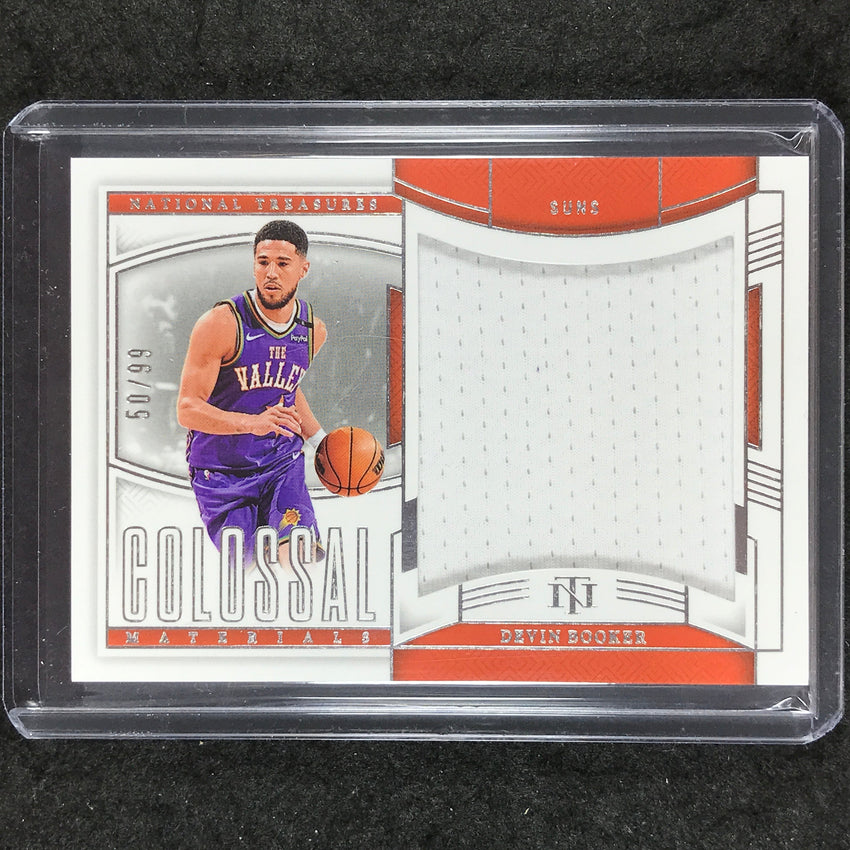 2024-25 National Treasures DEVIN BOOKER Colossal Materials Jersey Reli ...