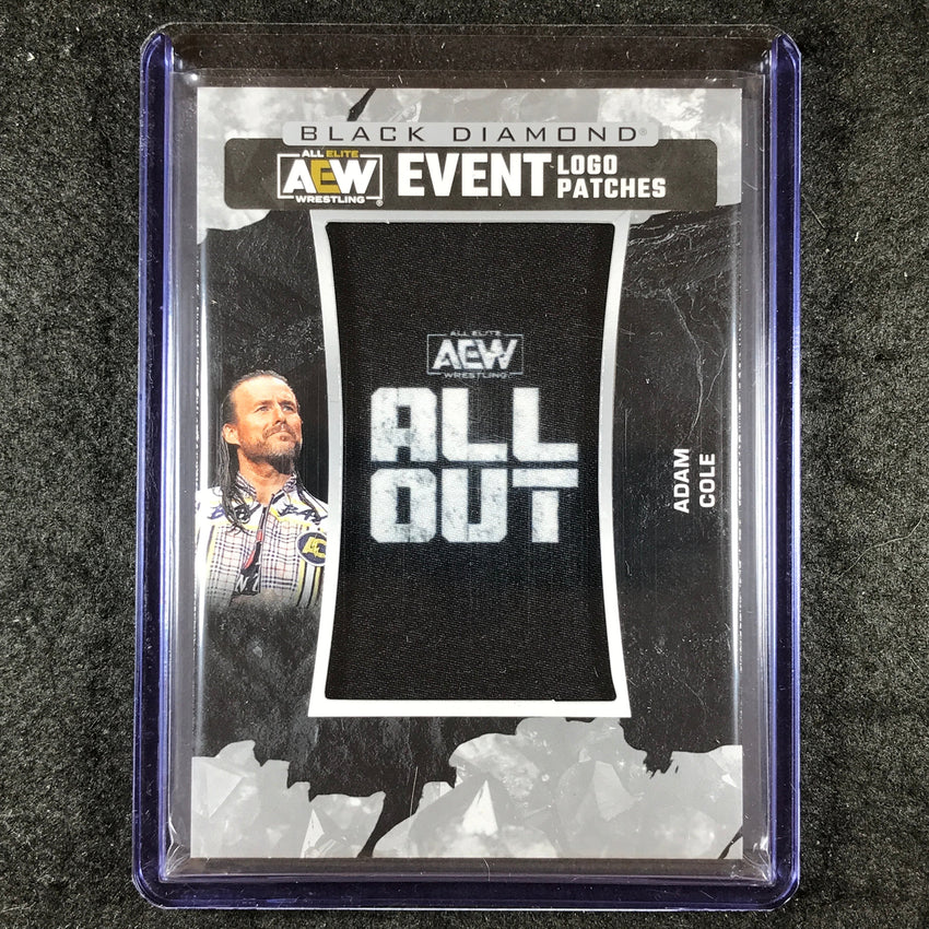 2024 Black Diamond AEW ADAM COLE AEW Event Logo Patches All Out #6 ...