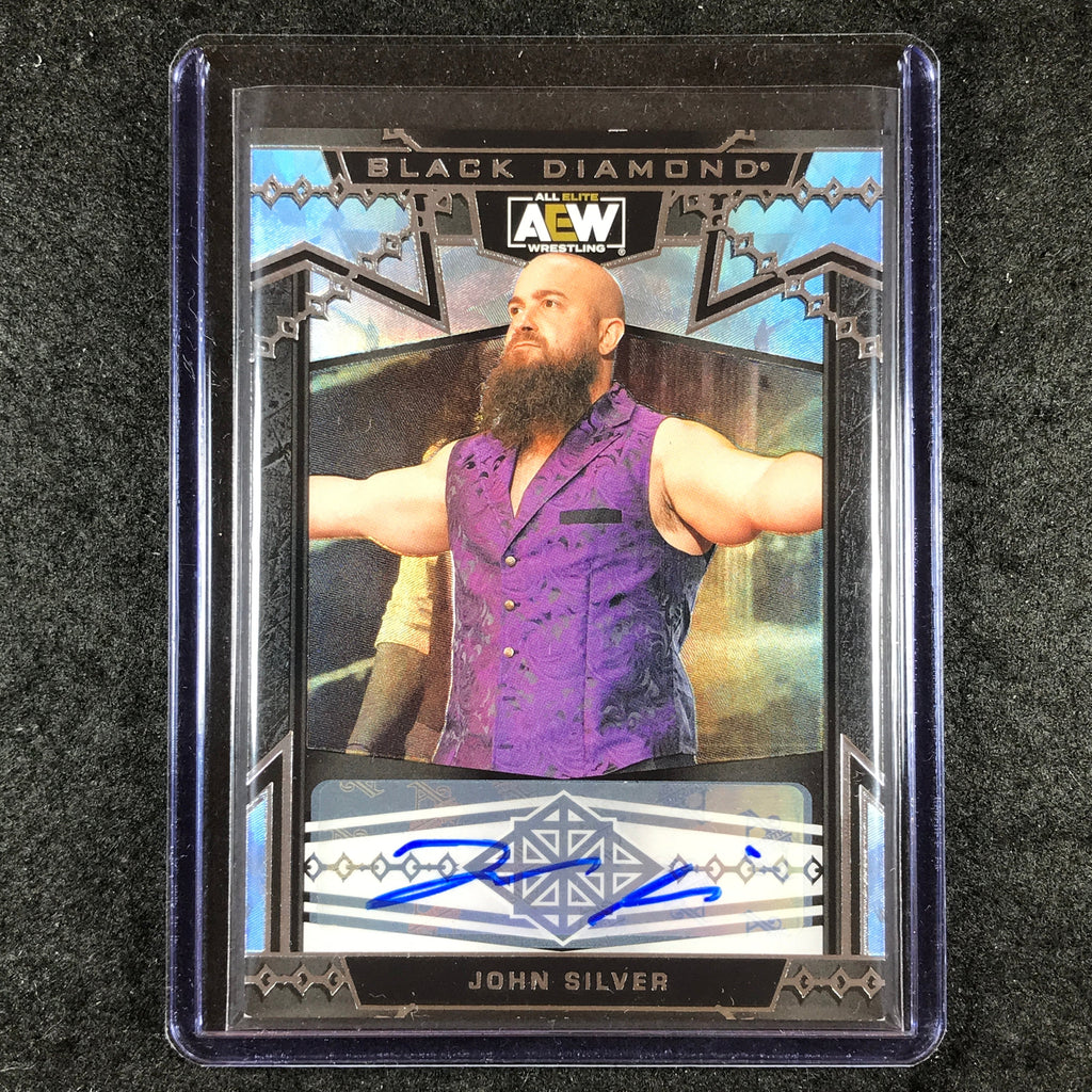 2024 Black Diamond AEW JOHN SILVER Base Autograph #87 – Cherry Collectables