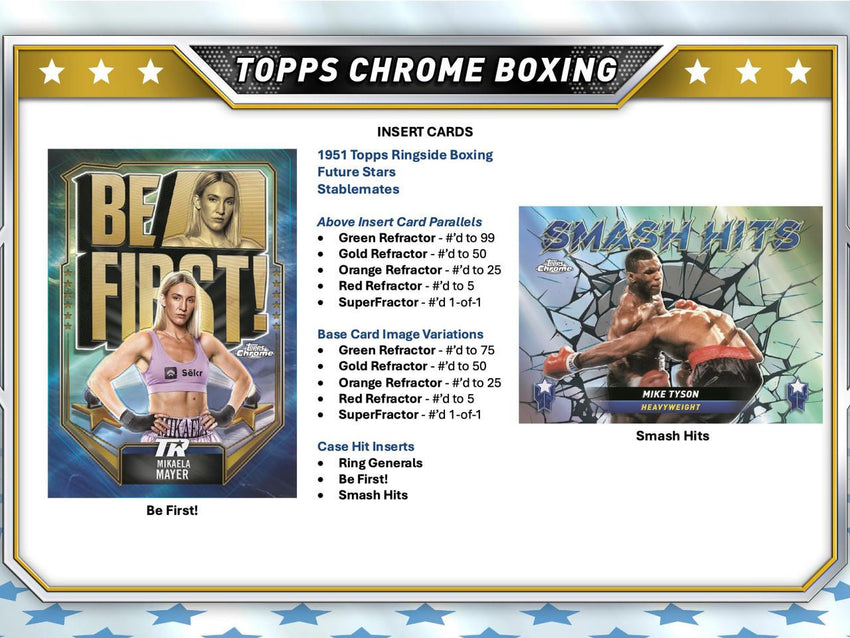 2025 Topps Boxing Chrome Hobby 1-Box Opening #29470 - Random Boxer - O ...