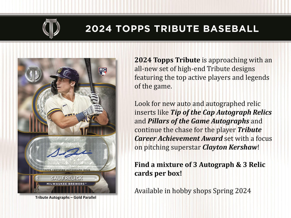 2024 Topps Tribute Baseball 2-Box Break #20541 (Giveaway Reds) - Team ...