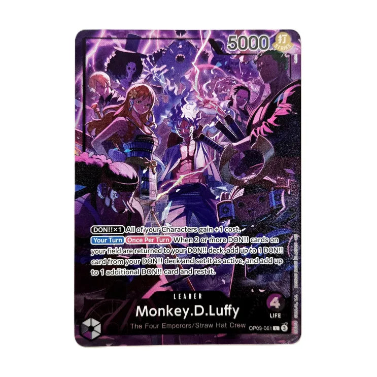 Monkey.D.Luffy OP09-061 - Alternate Art Leader - English 2nd Anniversa ...