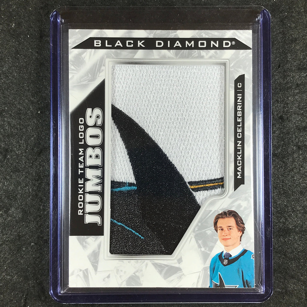 2024-25 Black Diamond NHL MACKLIN CELEBRINI Rookie Team Logo Jumbo Pat ...