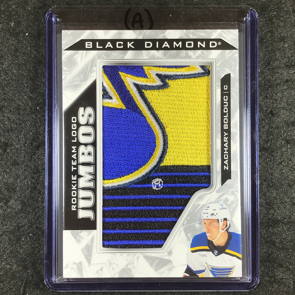 2024-25 Black Diamond NHL ZACHARY BOLDUC Rookie Team Logo Jumbo Patch ...