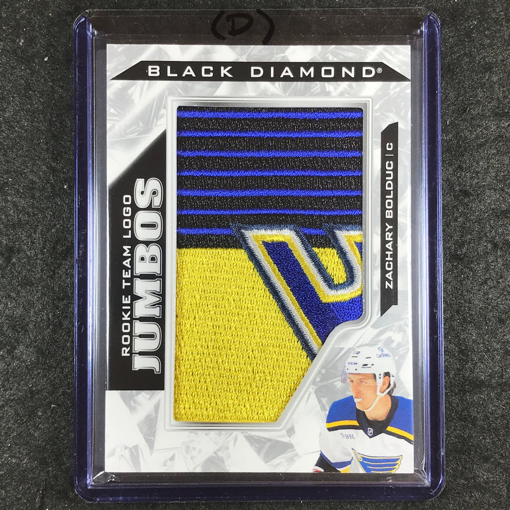 2024-25 Black Diamond NHL ZACHARY BOLDUC Rookie Team Logo Jumbo Patch ...