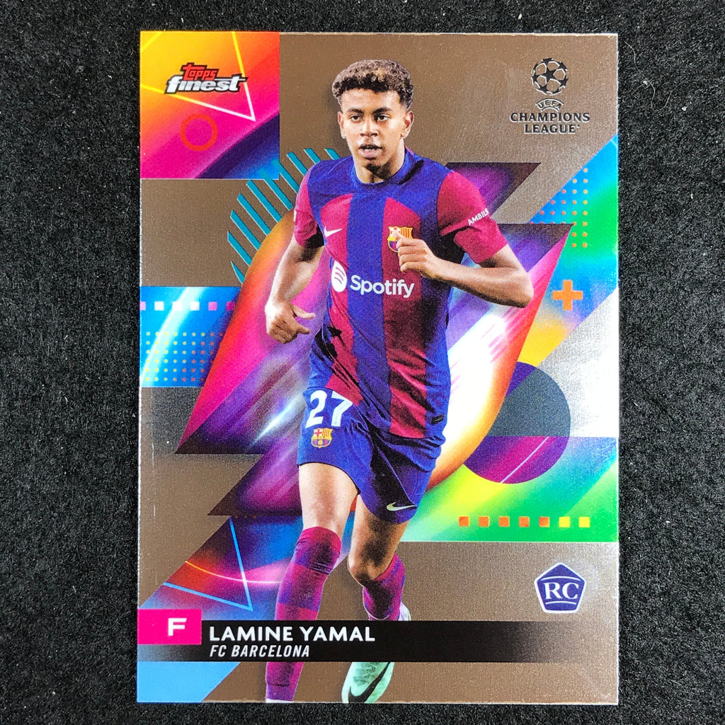 2023-24 UEFA Club Comp Finest LAMINE YAMAL Rookie Base #50 – Cherry ...