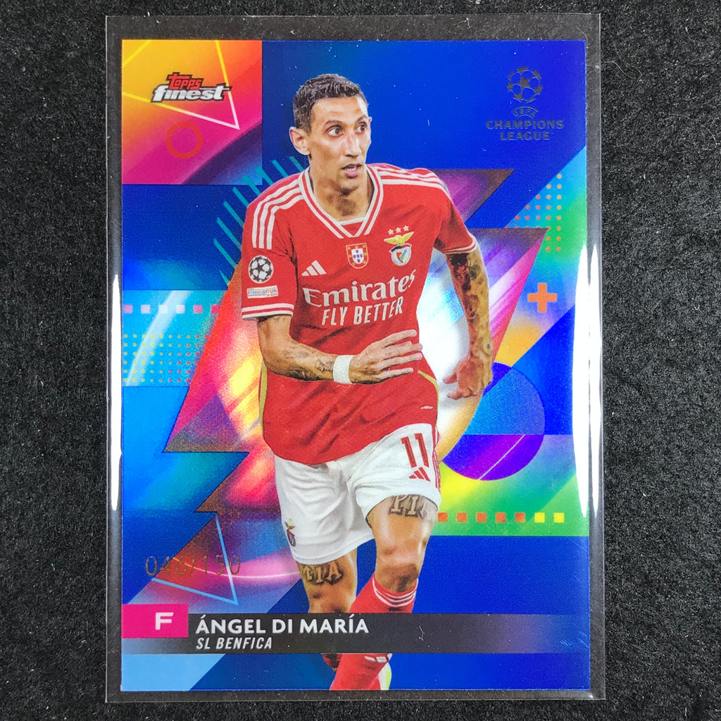 2023-24 UEFA Club Comp Finest ANGEL DI MARIA Base Blue 46/150 #120 ...