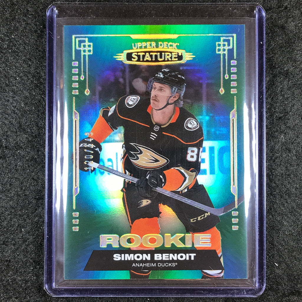 2021-22 Stature NHL SIMON BENOIT Rookie Base Green 120/149 – Cherry ...