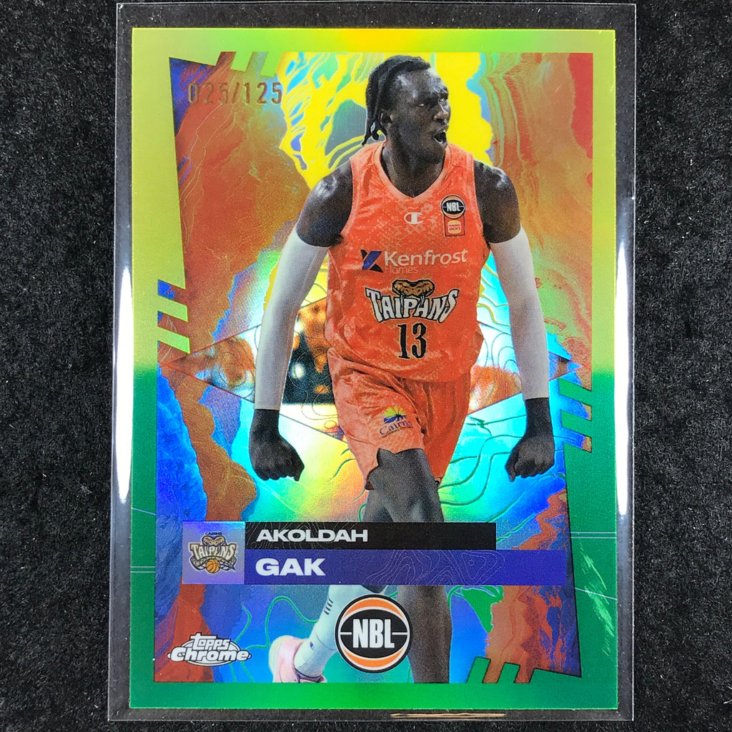 2024-25 Topps Chrome NBL AKOLDAH GAK Base Golden Wattle /125 #29 ...