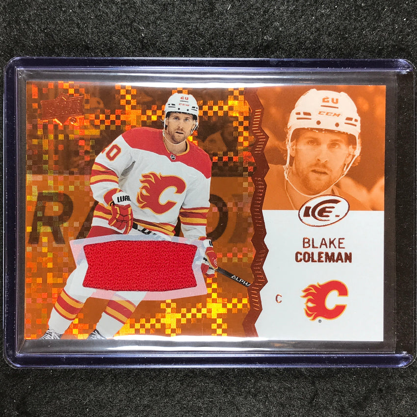 2023-24 UD Ice Hockey BLAKE COLEMAN Base Jersey Relic #43 – Cherry ...