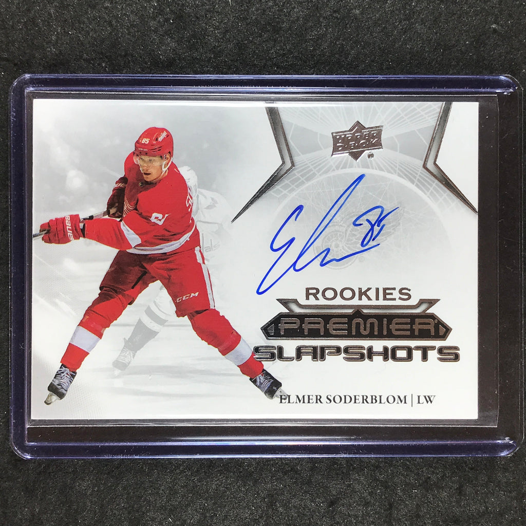 2022-23 Premier NHL ELMER SODERBLOM Premier Slapshots Rookie Auto #ES ...