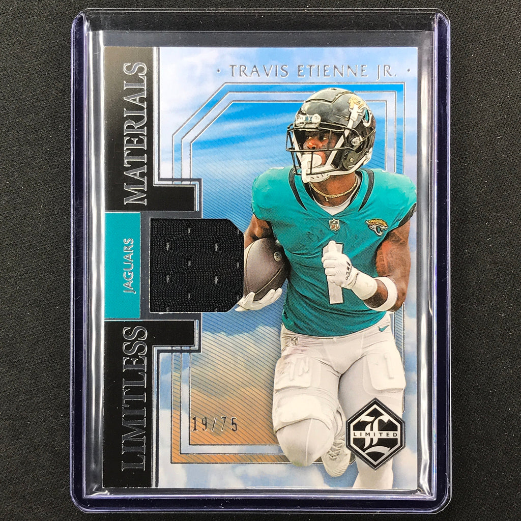 2023 Limited Football Travis Etienne Jr. Limitless Materials Jersey Si ...