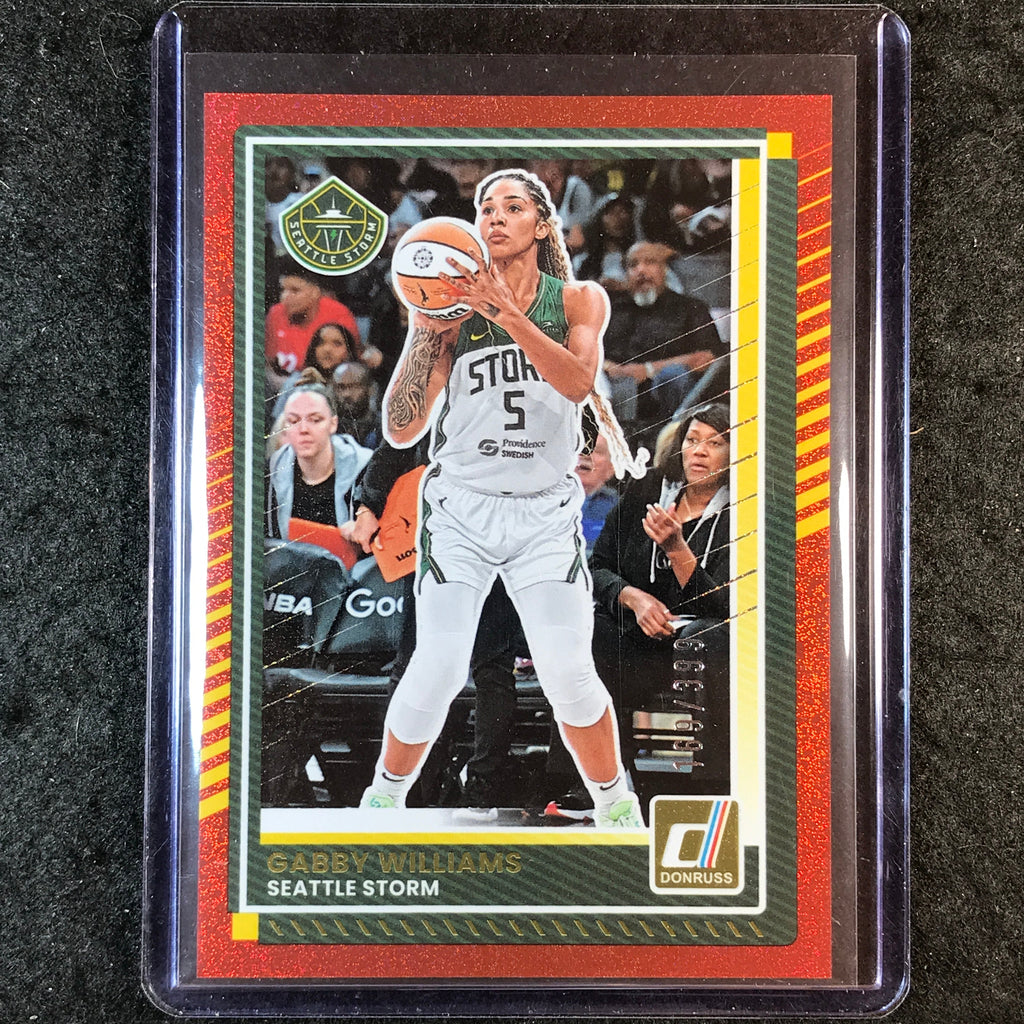 2025 Donruss WNBA GABBY WILLIAMS Red Shimmer 169/399 – Cherry Collectables