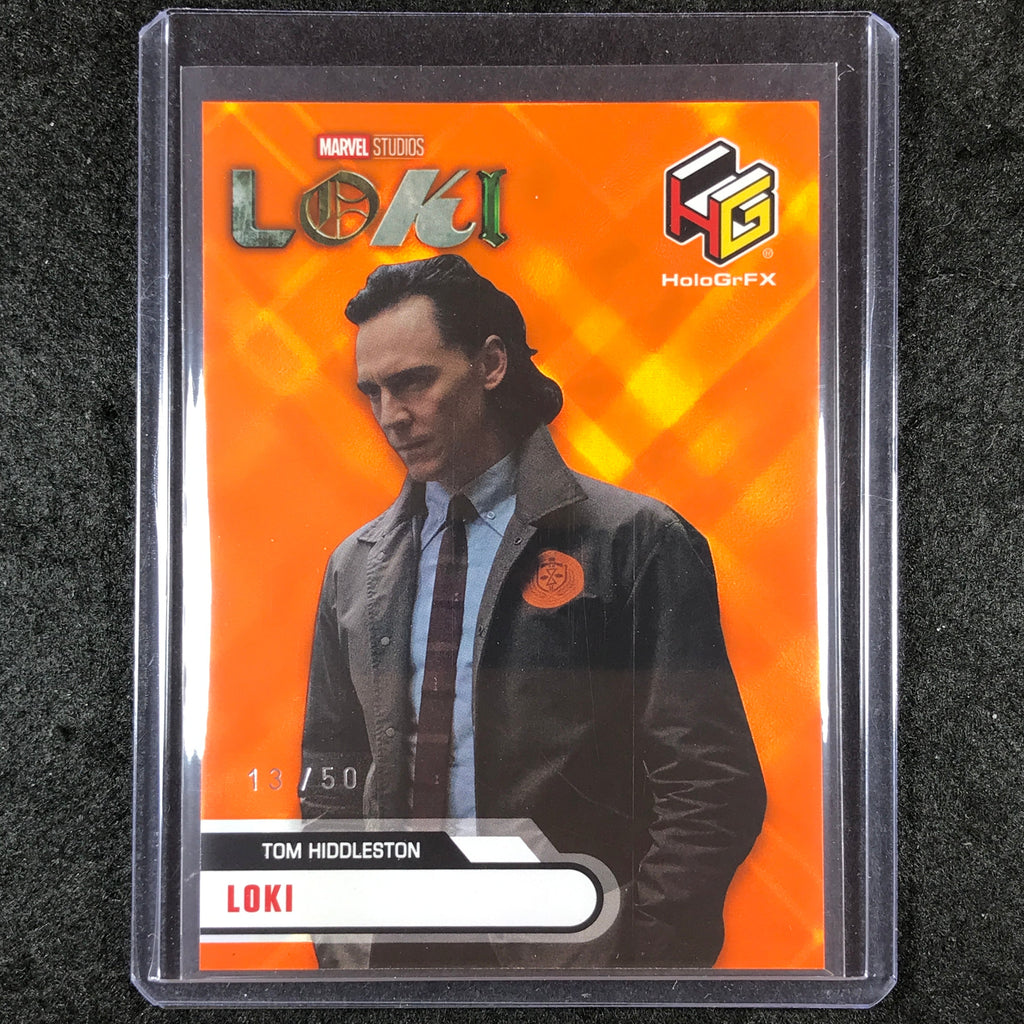 2024 Marvel Studios Series 1 Disney+ LOKI HoloGrFx Orange 13/50 ...