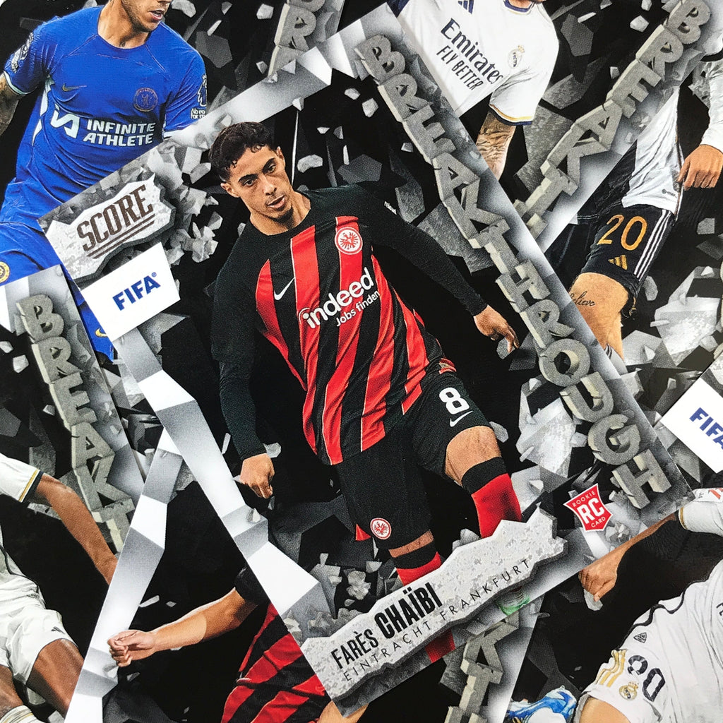 2023-24 Score FIFA RASMUS HOJLUND Breakthrough Base #20 – Cherry ...