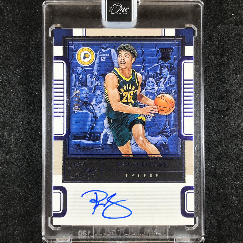 2023-24 One and One BEN SHEPPARD Rookie Autographs Blue 37/49 – Cherry ...