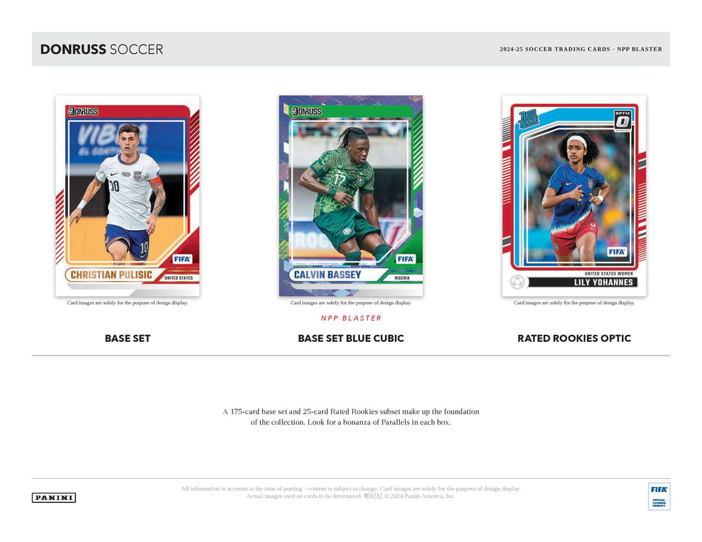 2024-25 Panini Donruss Soccer 6-Pack Blaster Box | Lionel Messi Kaboom ...